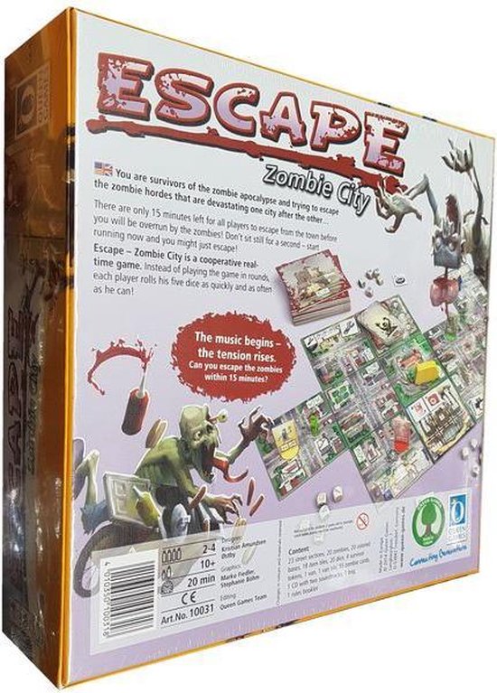 Queen Games Escape Zombie City | Games | bol