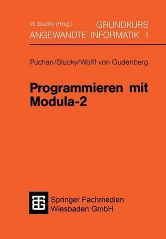 Programmieren Mit Modula-2 | 9783519029342 | Joerg Puchan | Boeken ...