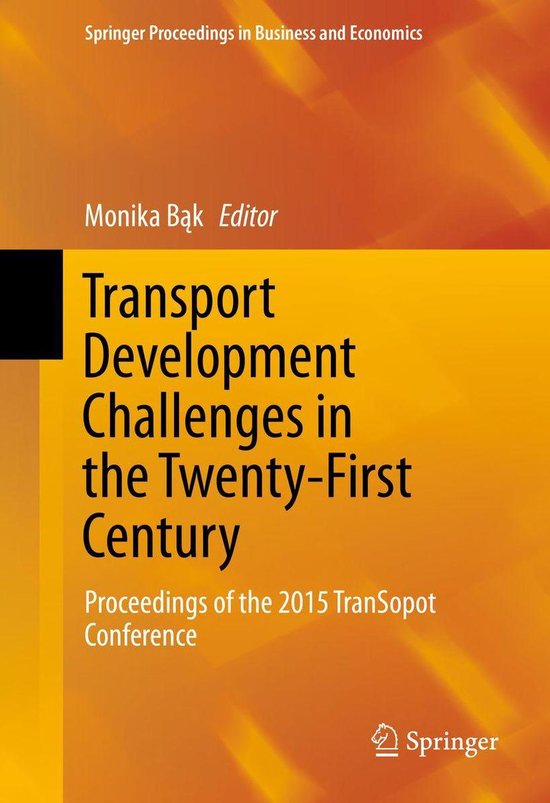 Springer Proceedings in Business and Economics - Transport Development ...