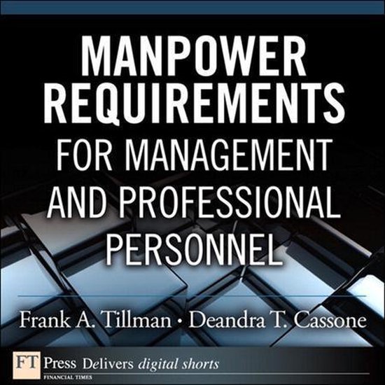 Manpower Requirements for Management and Professional Personnel (ebook ...
