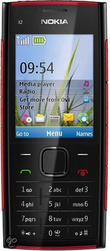 Nokia X2-00 - Zwart / Rood | bol.com