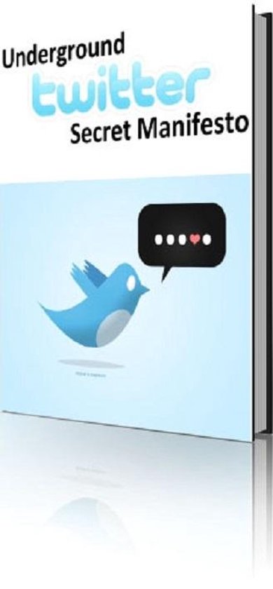 Underground Twitter Secret Manifesto (ebook), Dean Shainin ...