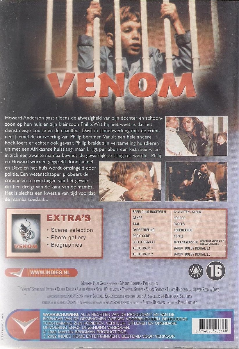 Venom (Dvd), Oliver Reed | Dvd's | bol