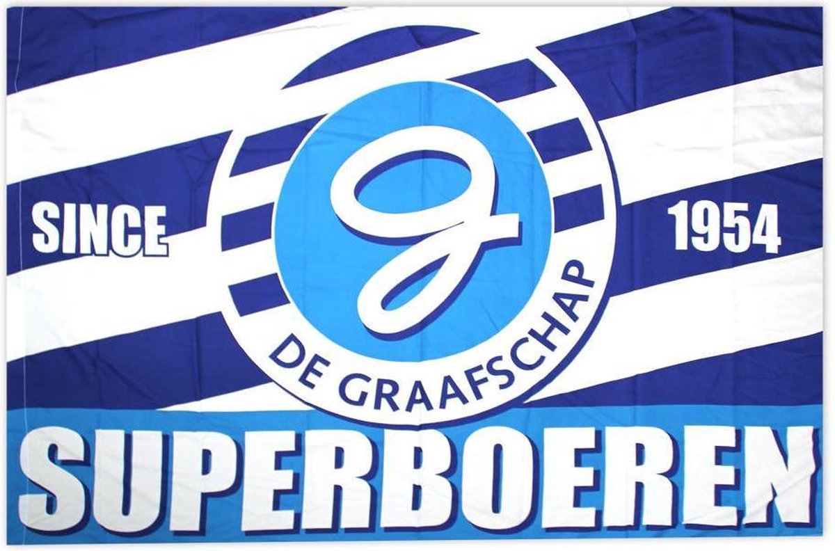 De graafschap Vlag superboeren 150x100 cm | bol.com