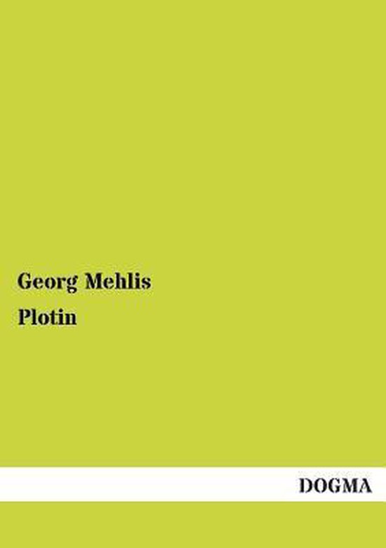 Plotin | 9783954546831 | Georg Mehlis | Boeken | bol.com