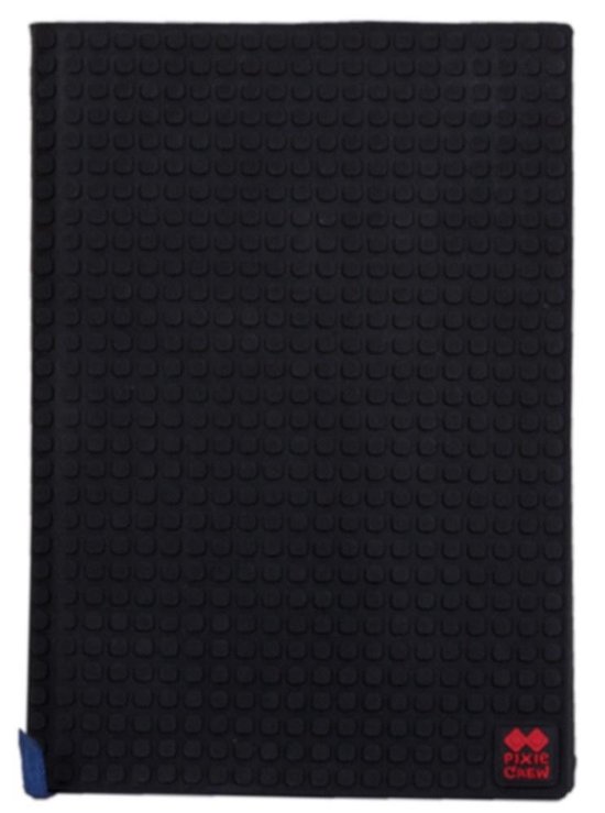 Pixie Crew Dagboek Met Siliconen Paneel A5 Zwart | bol