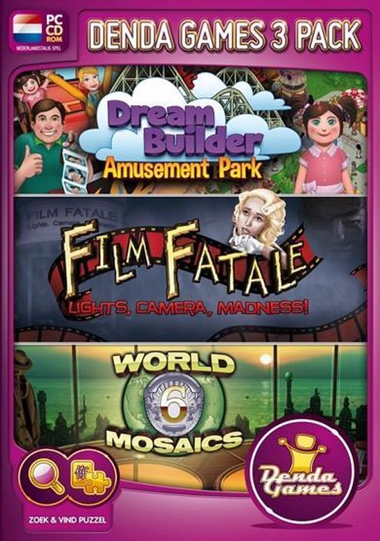 Denda Games 3 Pack: Amusement Park + Film Fatale: Lights, Camera ...