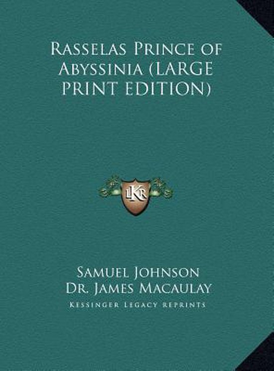Rasselas Prince of Abyssinia, Samuel Johnson | 9781169884199 | Boeken | bol