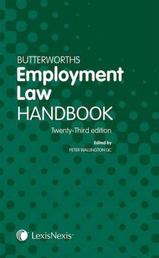 Butterworths Employment Law Handbook | 9781405794978 | Peter Wallington ...