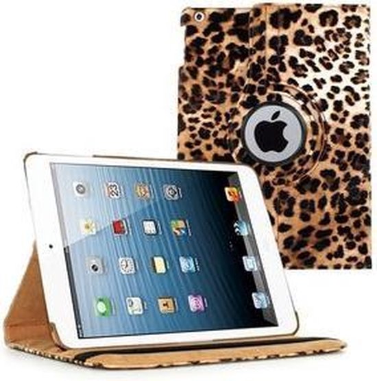 Apple iPad 2, 3, en 4 Stand Case hoes 360 graden turn Luipaard, Panter, Tijgerprint | bol.com