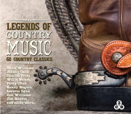 Legends Of Country Music 3-Cd, various artists | Muziek | bol