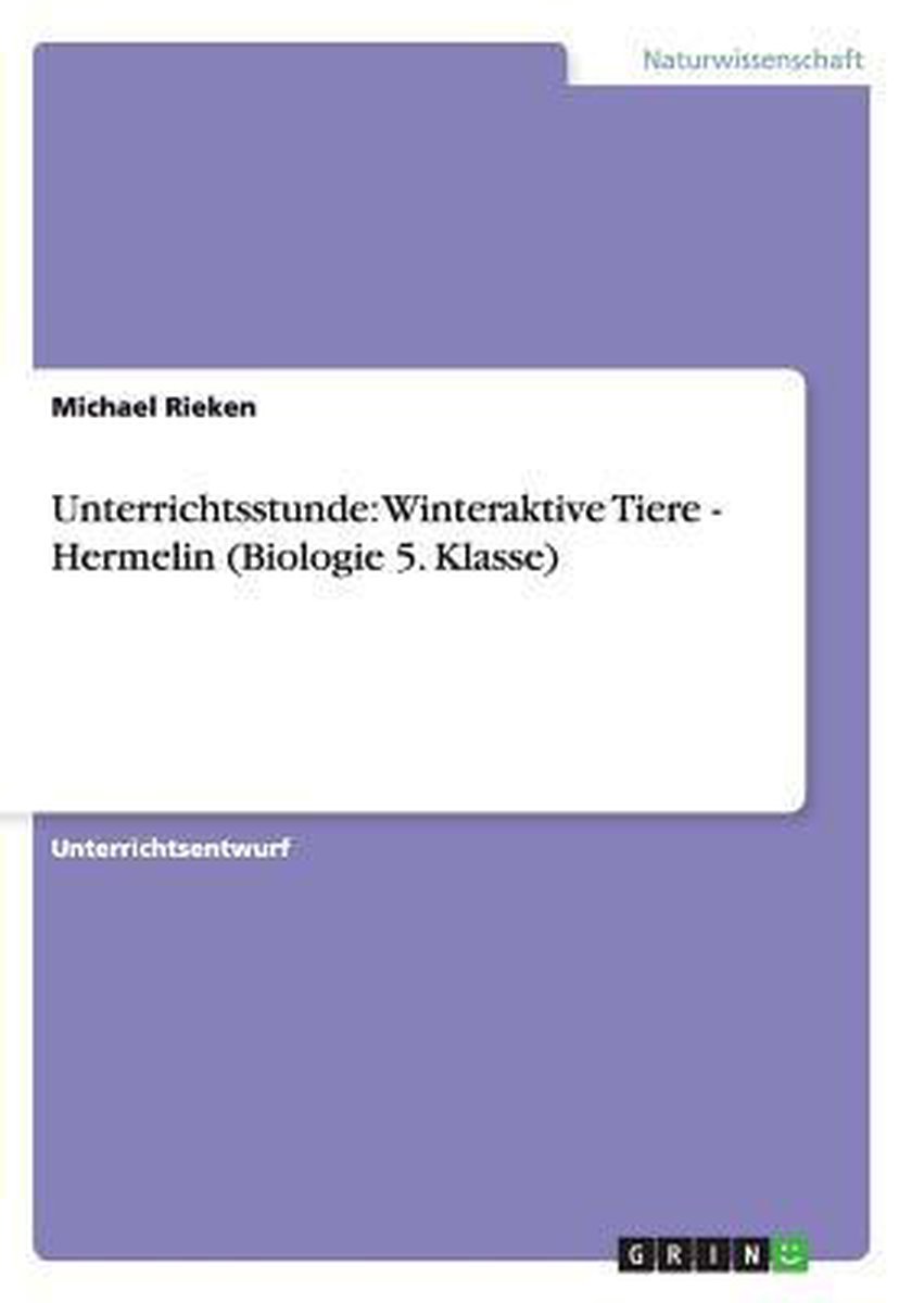 Unterrichtsstunde | 9783656364047 | Michael Rieken | Boeken | bol.com