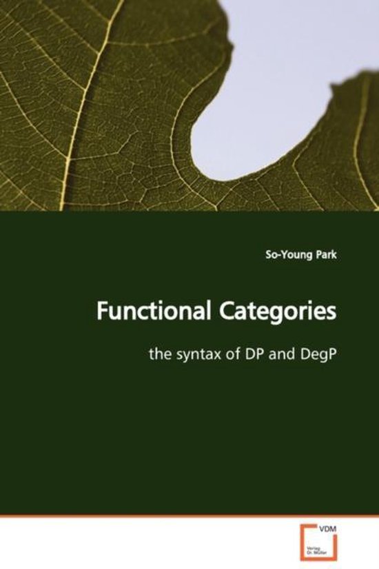 Functional Categories | 9783639129434 | So-Young Park | Boeken | bol