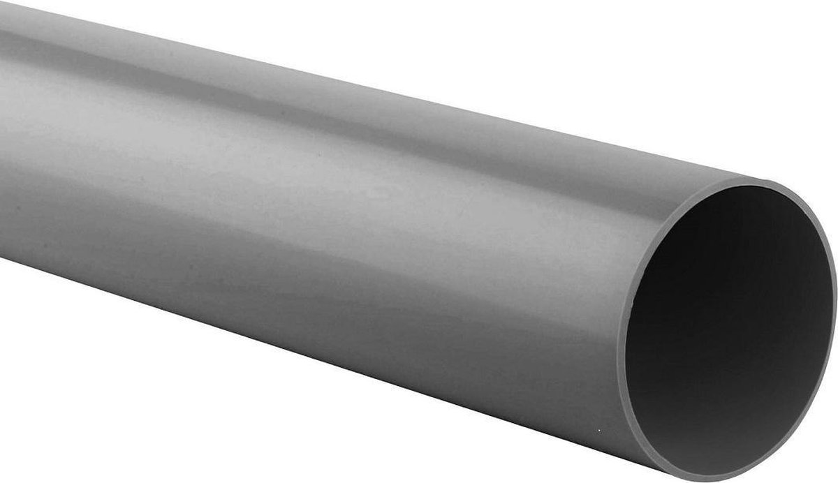 bol.com | PVC Buis glad 160mm grijs SN4 lengte 5m