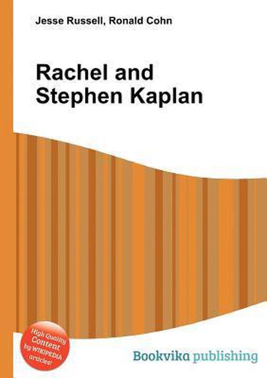 Rachel and Stephen Kaplan | 9785511286181 | Boeken | bol.com