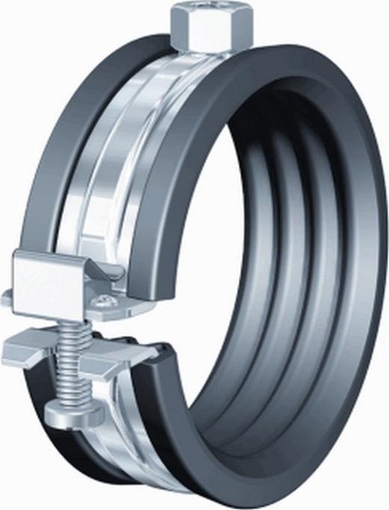 FLAM tweedelige beugel BSA, staal, blank, uitw buisdiam 68 - 73mm | bol