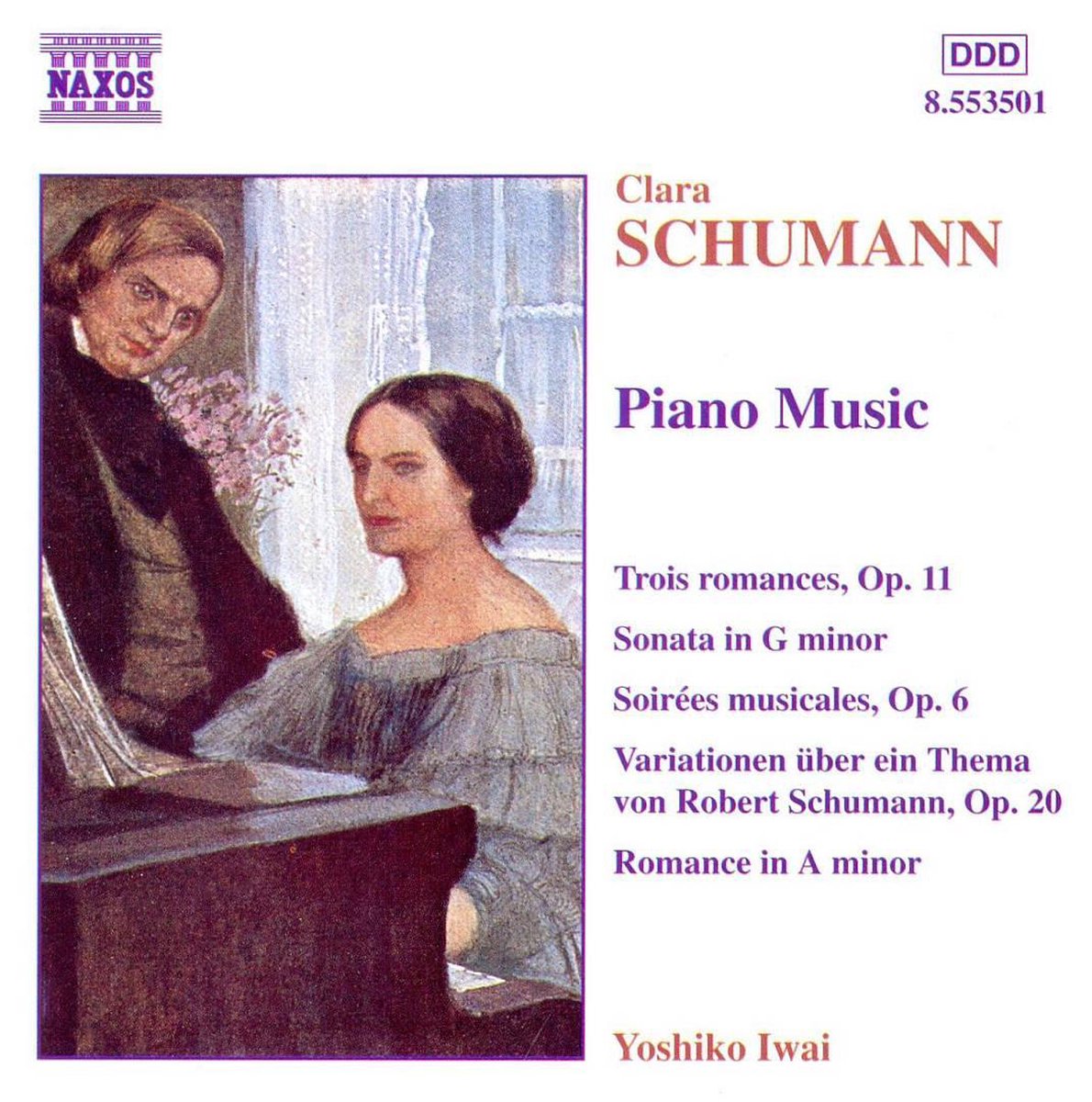 C. Schumann: Piano Music / Yoshiko Iwai, C. Schumann | CD (album ...