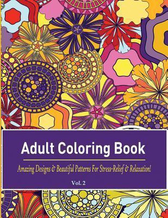 Adult Coloring Book, Coloring Books For Adults | 9781514843581 | Boeken ...