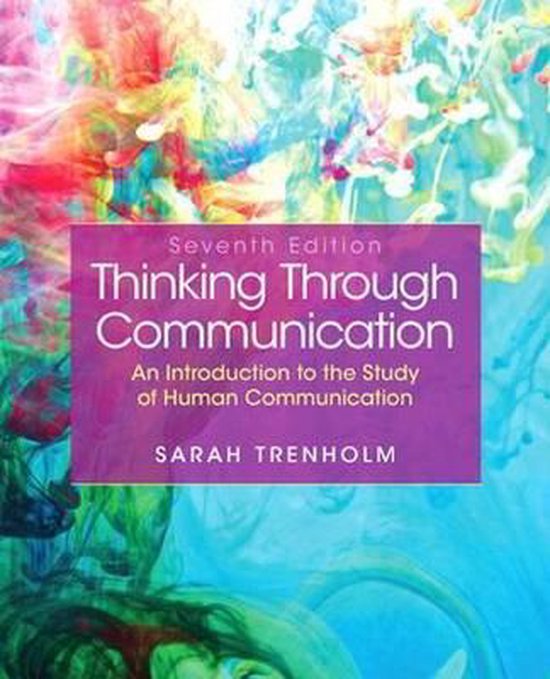 Thinking Through Communication | 9780205902354 | Sarah Trenholm ...