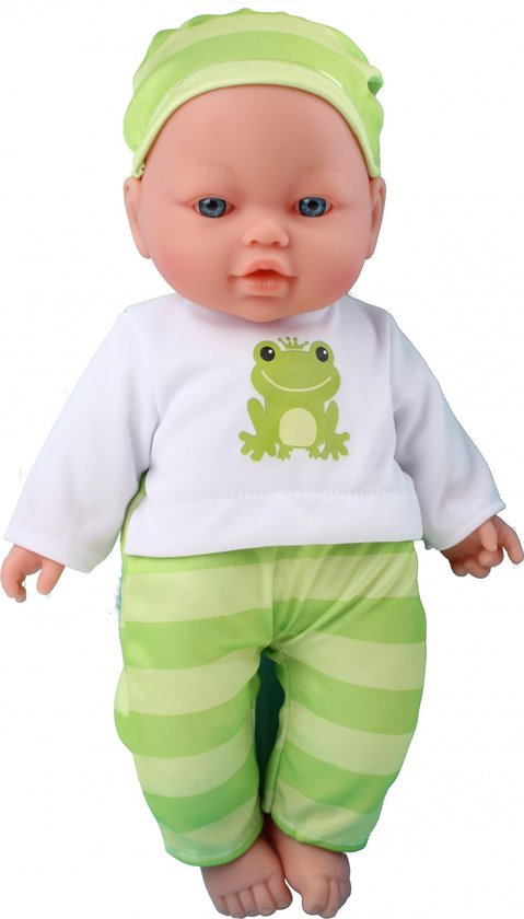 My Little Baby babypop met geluiden 41 cm groen | bol