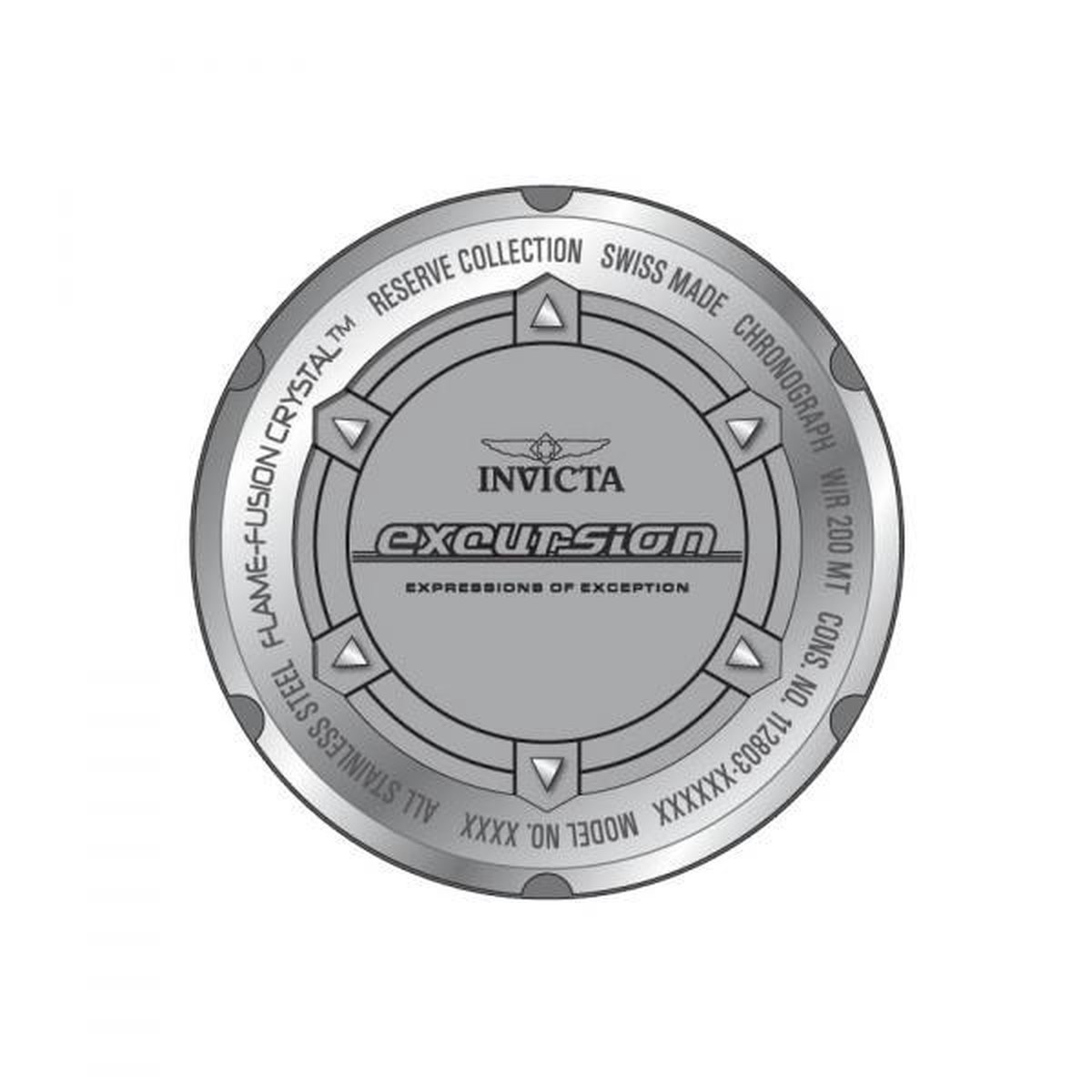 Invicta Excursion 5524 - Mannen - Horloge - Grijs - Quartz - Ø52 mm ...