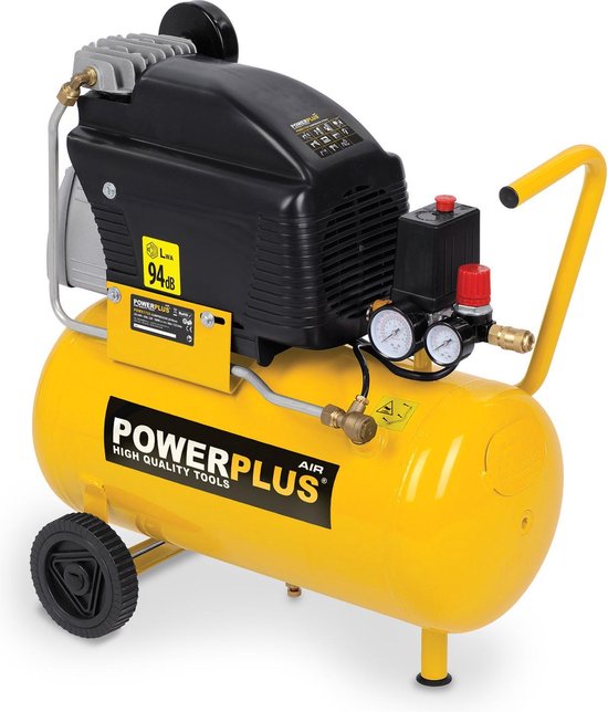 Powerplus POWX1735 Compressor - Luchtcompressor - 1500W - 8 bar - 24L ...