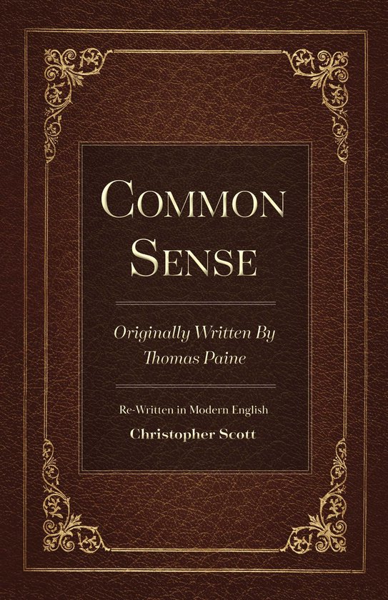 Common Sense (ebook), Christopher Scott | 9781543946796 | Boeken | bol