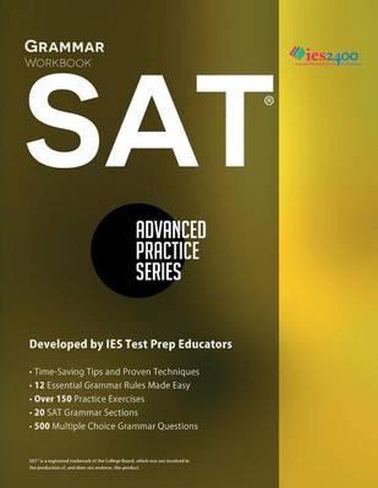Advanced Practice- SAT Grammar Workbook | 9780991388318 | Arianna ...
