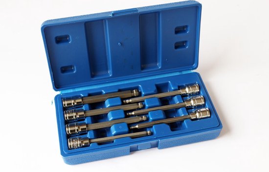 Inbus doppenset lang 3/8'' met kogelkop 7-delig | bol.com