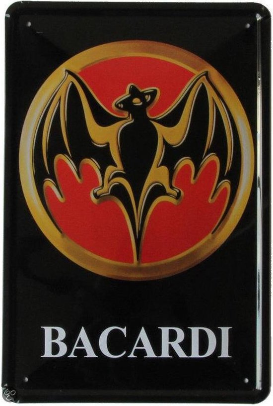 Signs-USA Bacardi - Retro Wandbord - Metaal - 30x20 cm | bol
