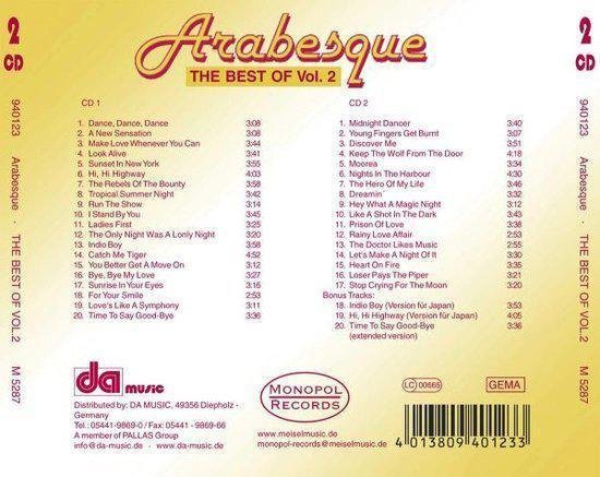 Best Of Vol.2, Arabesque | CD (album) | Muziek | bol