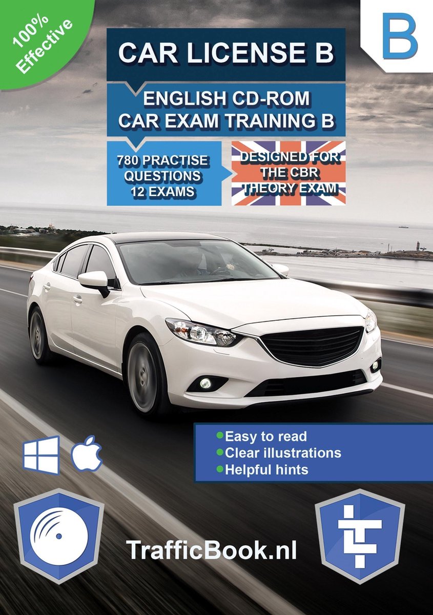 Car License B – English CD-Rom Car Exam Training B – 780 practise ...