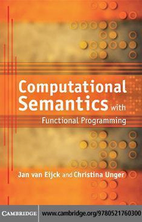 Computational Semantics With Functional Programming Ebook Jan Van 0541