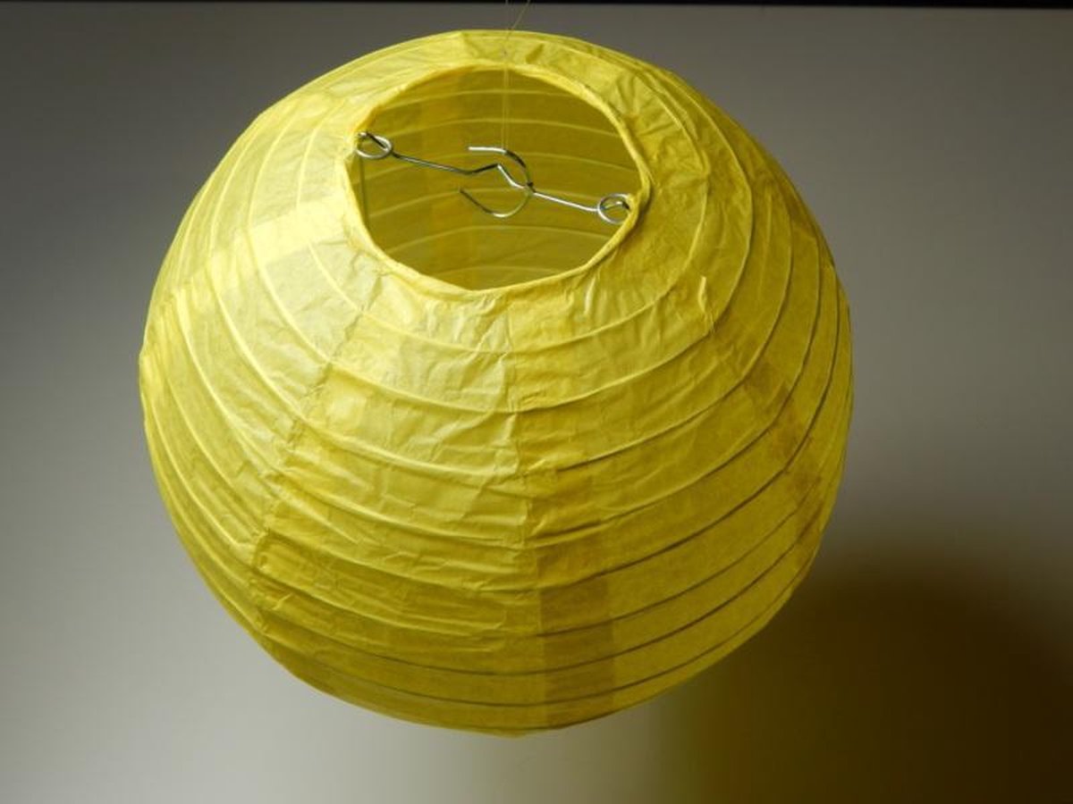 Gele lampionnen kopen 20 cm - 25 stuks | bol