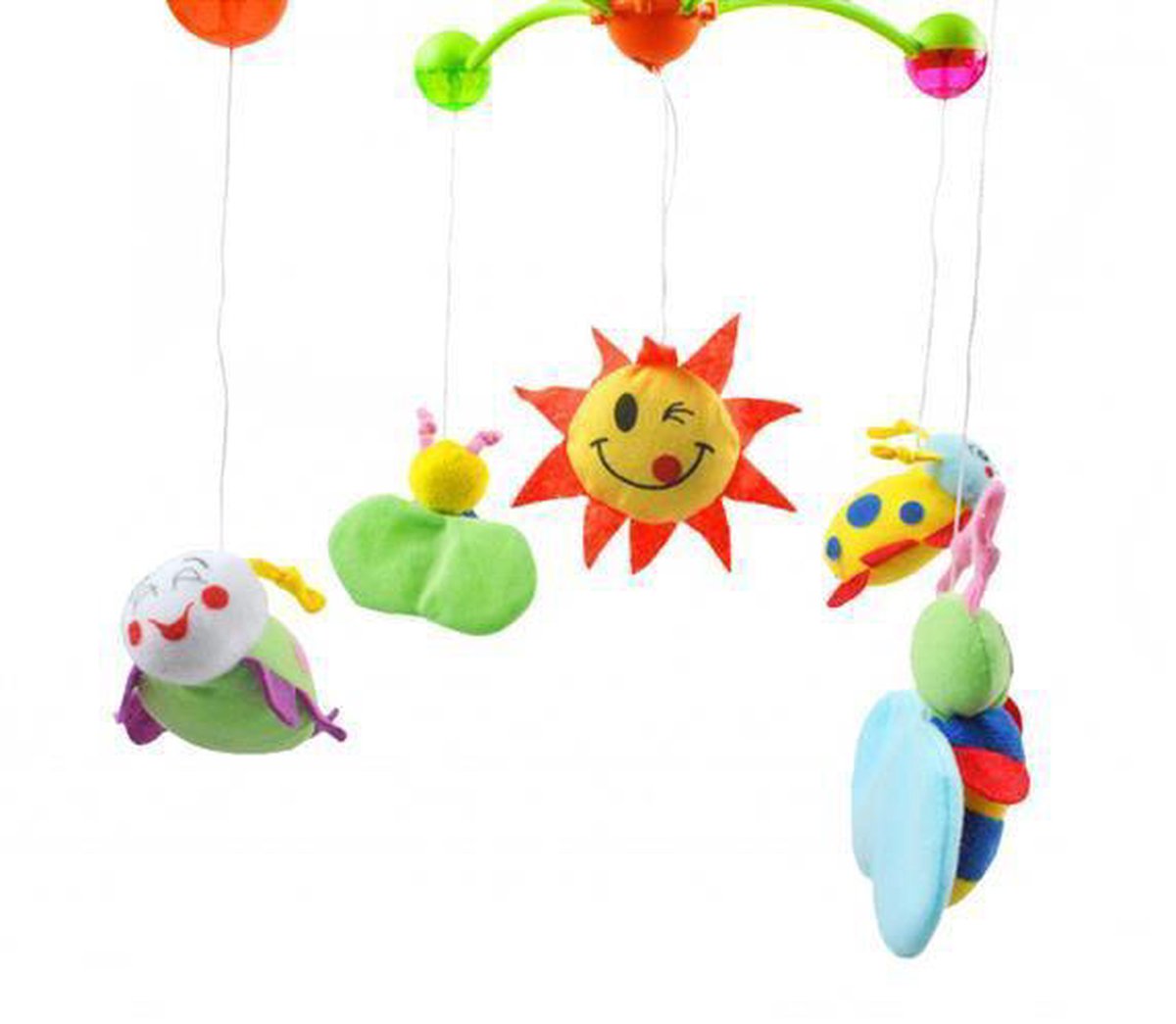 Muziekmobiel - boxmobiel - babymobiel - Spring - geschikt voor ledikant ...