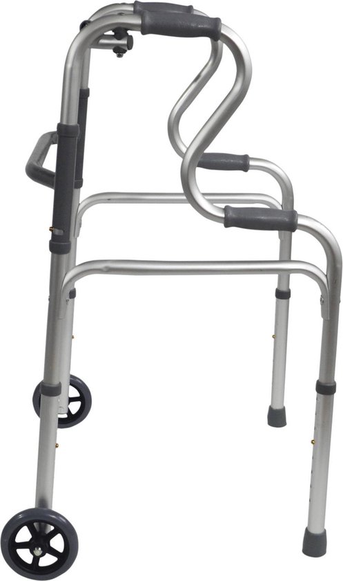 Looprek inklapbaar met sta op functie en wielen | bol.com