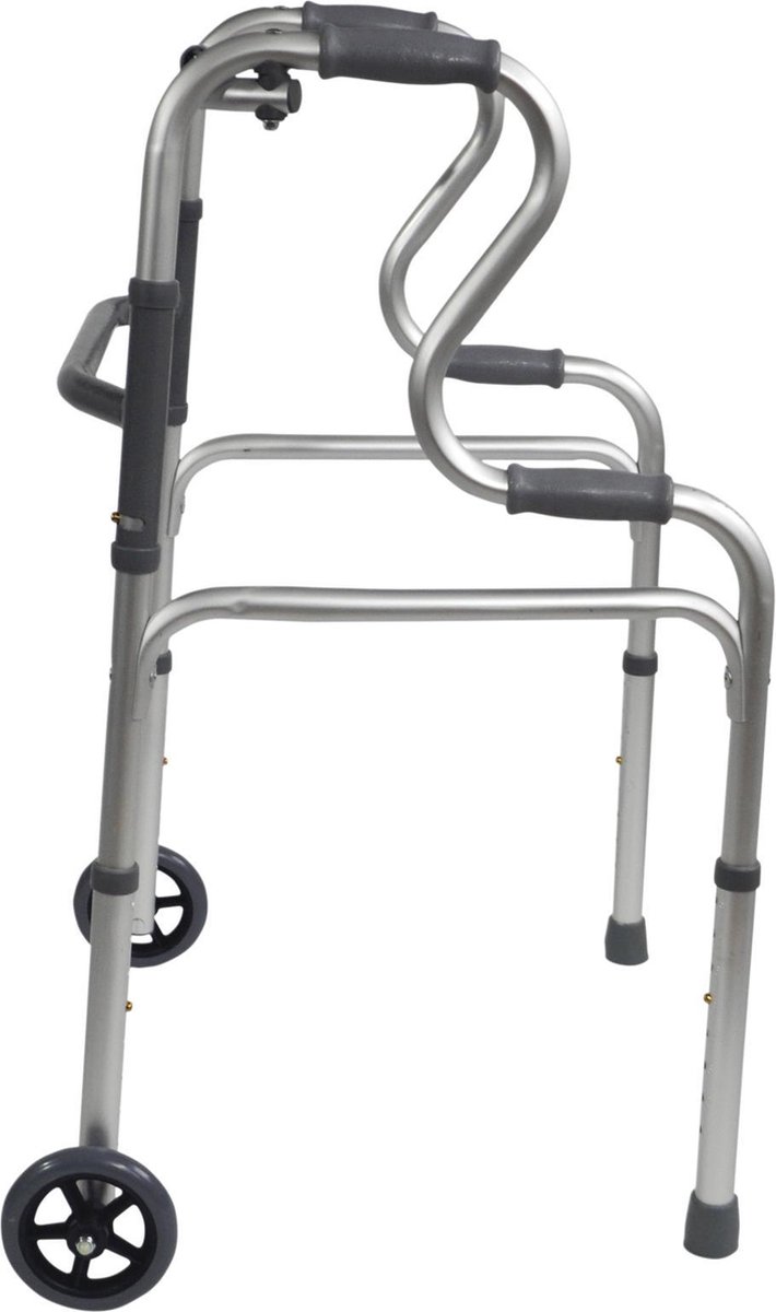 Looprek inklapbaar met sta op functie en wielen | bol.com