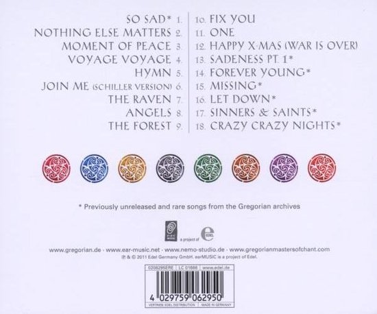 Best Of Gregorian: 1990-2010, Gregorian | CD (album) | Muziek | bol.com