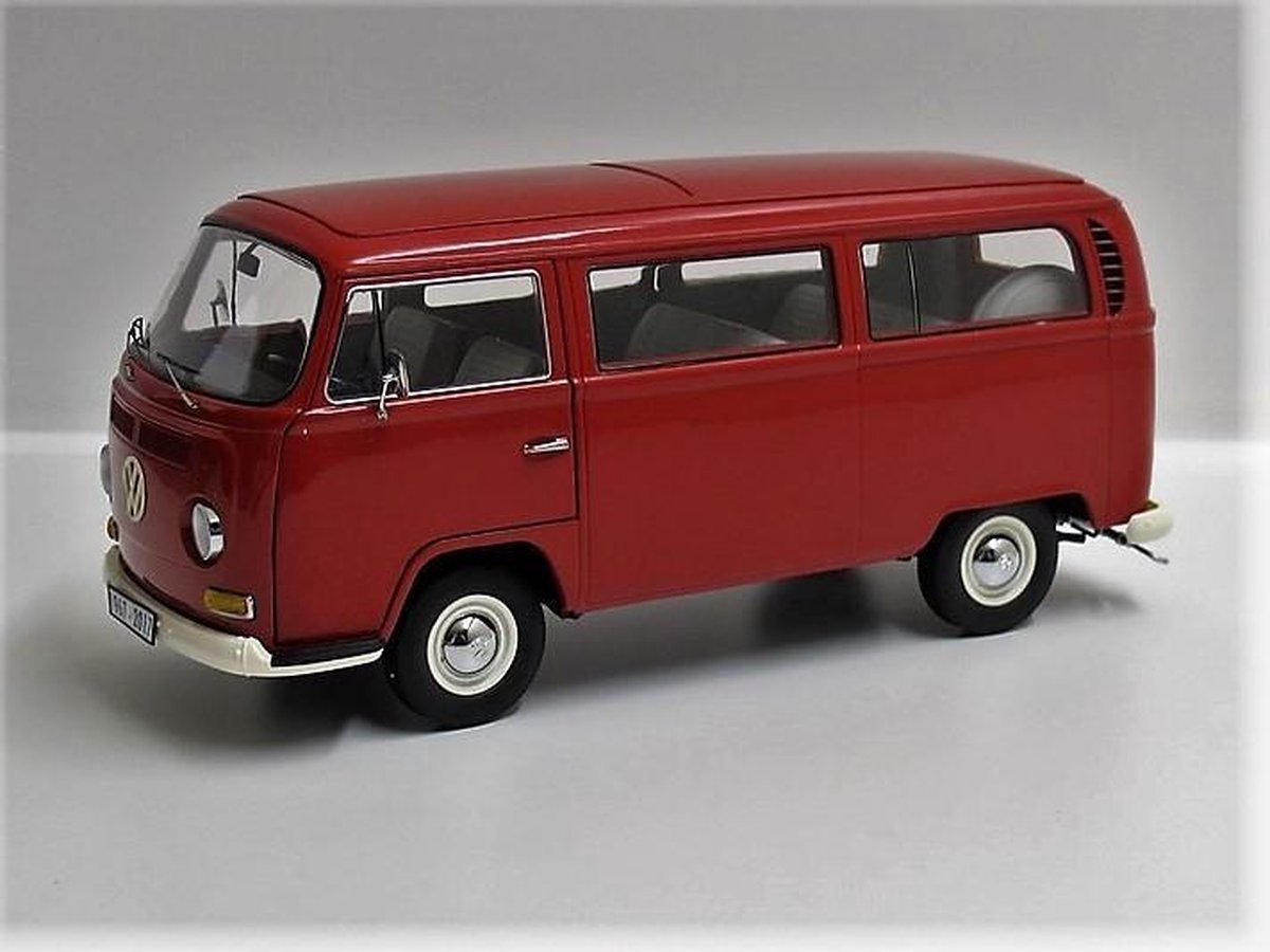 Schuco 1/18 VW T2a Bus "Anniverssary Edition 50 Yers VW T2", Rood | bol.com