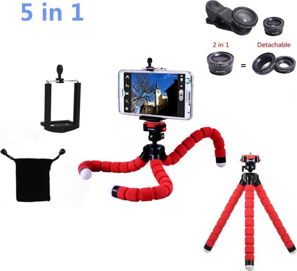 Ensemble d'objectifs Appareil photo universel - Fish Eye / Macro ...