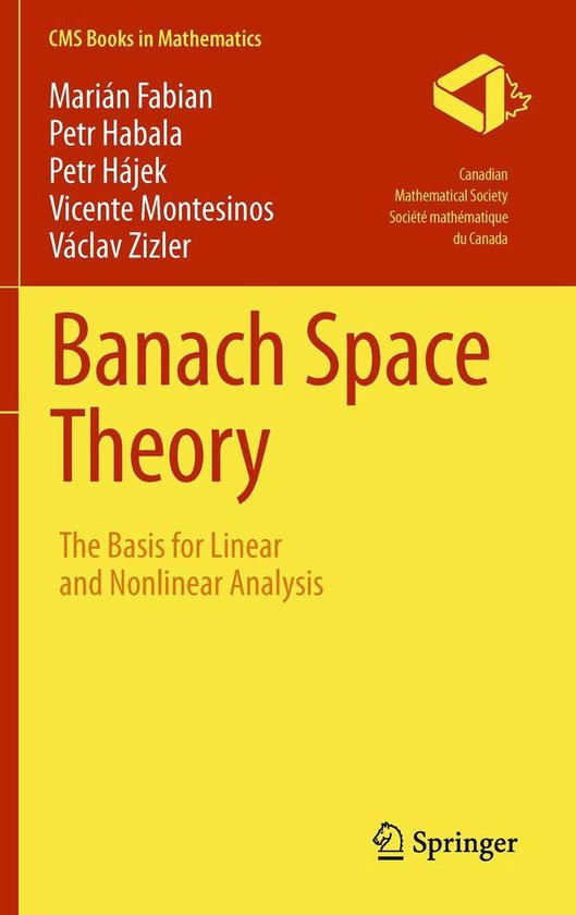 CMS Books in Mathematics - Banach Space Theory (ebook), Marián Fabian | 9781441975157... | bol.com