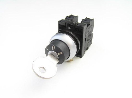 Eaton M22-WRS3-MS3 Sleutelknop Kunststof frontring Sleutel Zwart 1 stuk(s) | bol.com