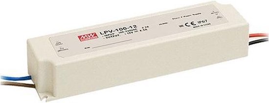 LED driver 24 Volt DC | 100 Watt | IP67 | Meanwell | bol.com