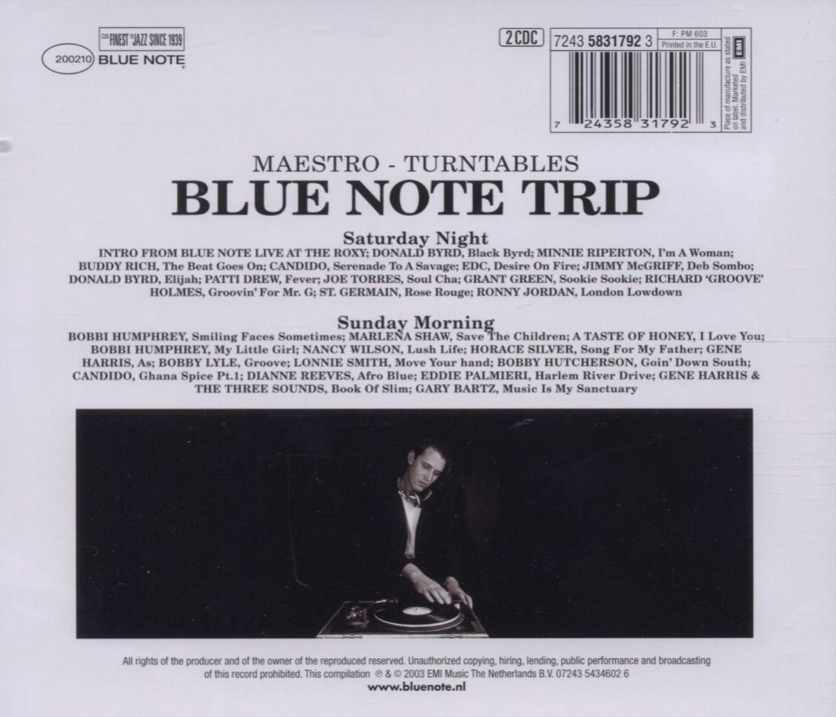 Blue Note Trip 1 - Saturday Night / Sunday Morning, various artists ...