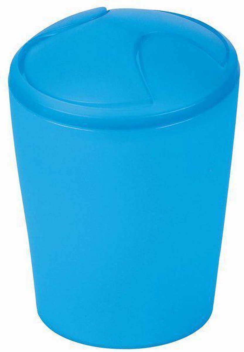 Spirella Move - Vuilbak - Blauw - 20 x 20 cm | bol