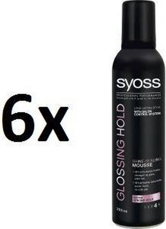 Syoss Mousse Glossing Hold 250 ml 6 stuks Voordeelverpakking | bol