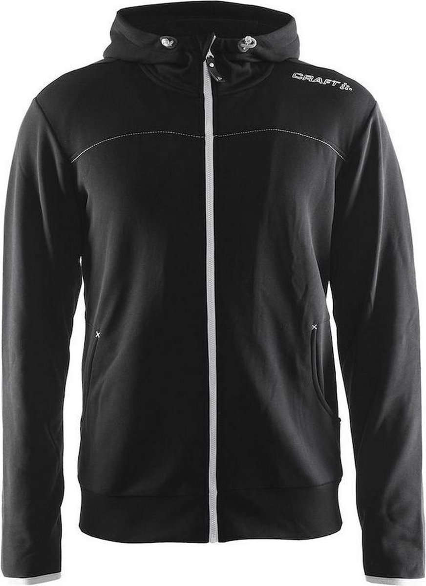 Craft Leisure Full Zip Hood Men black M | bol