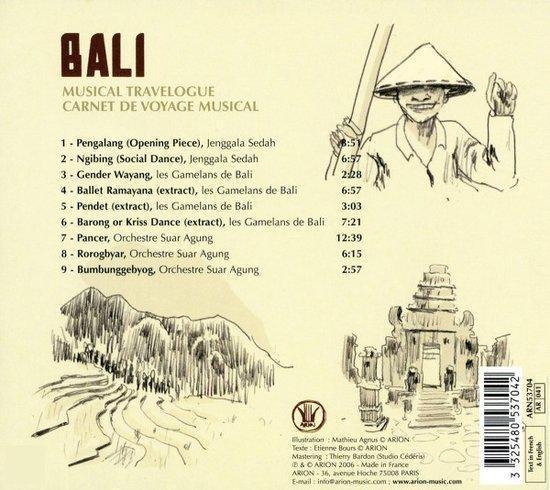 Bali Various Artists - Bali Musical Travelogue, Various | CD (album) | Muziek | bol.com