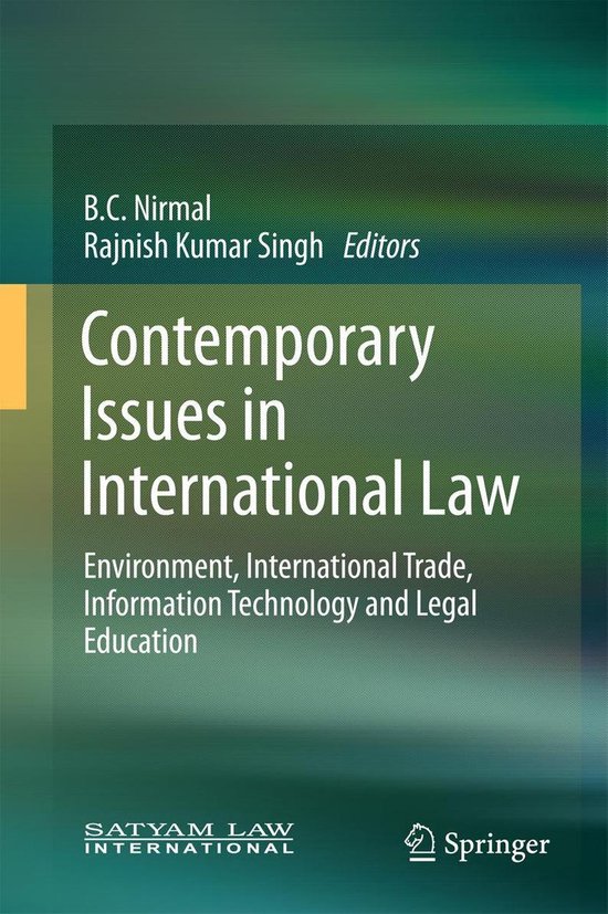 Contemporary Issues in International Law (ebook) | 9789811062773 ...