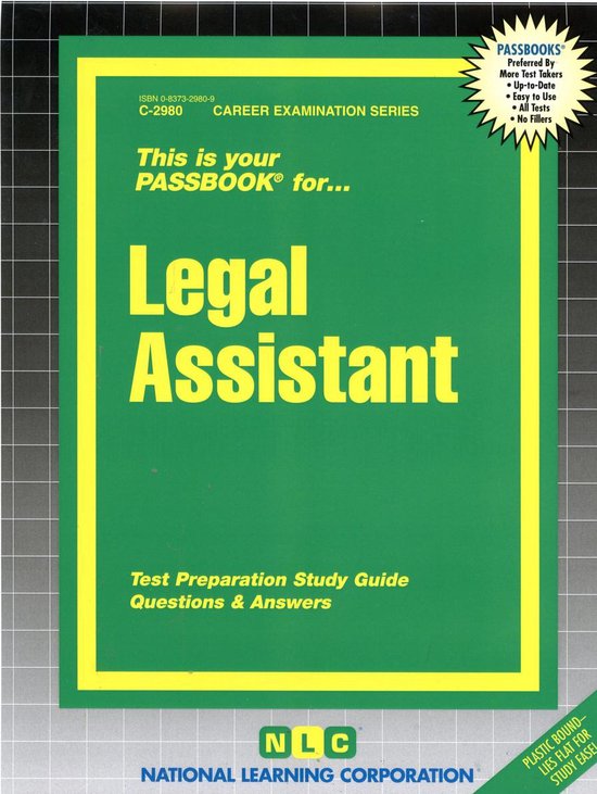 Career Examination Series - Legal Assistant (ebook), National Learning ...